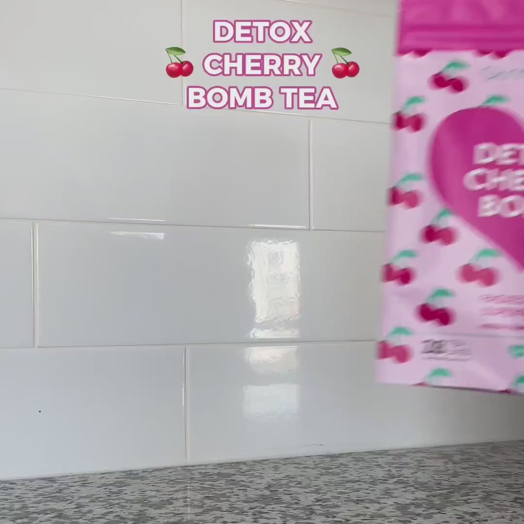 Detox Cherry Bomb: Superfood Detox Tea - SkinnyMint