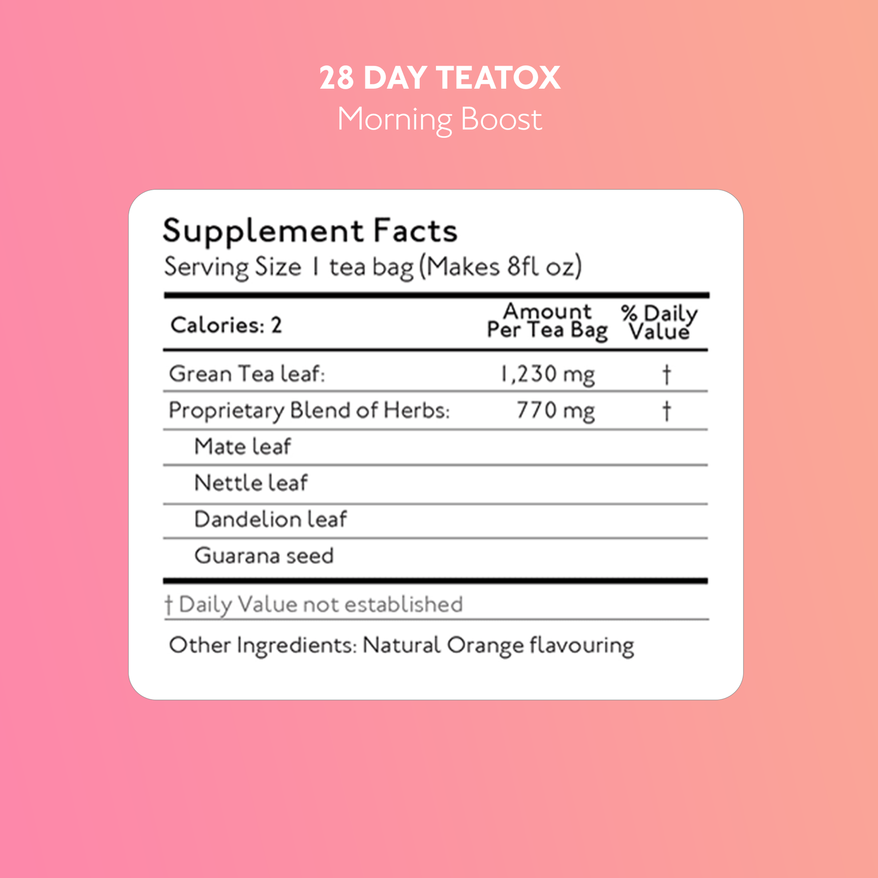 Morning Boost: Breakfast Detox Tea - SkinnyMint